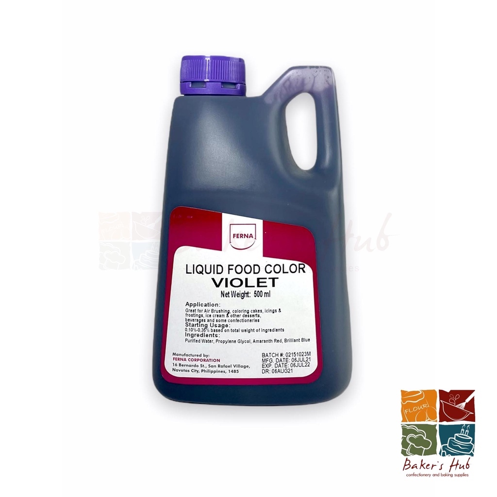 Ferna Liquid Food Color 500ml | Lazada PH