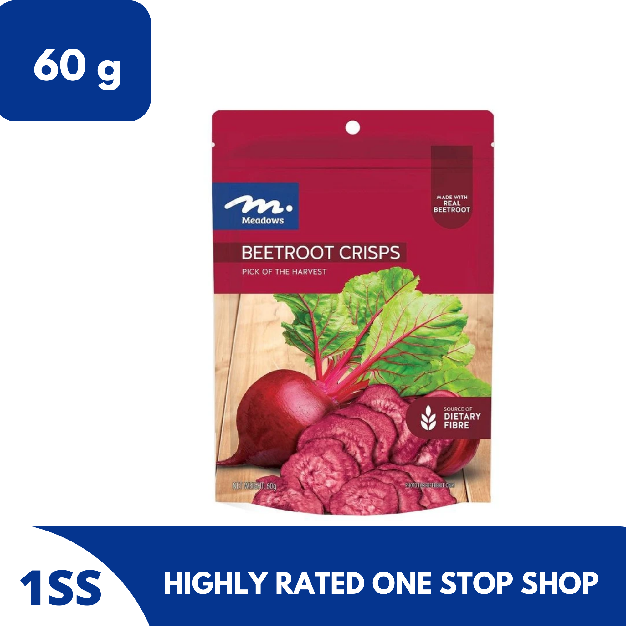 Meadows Beetroot Crisps, 60g | Lazada PH