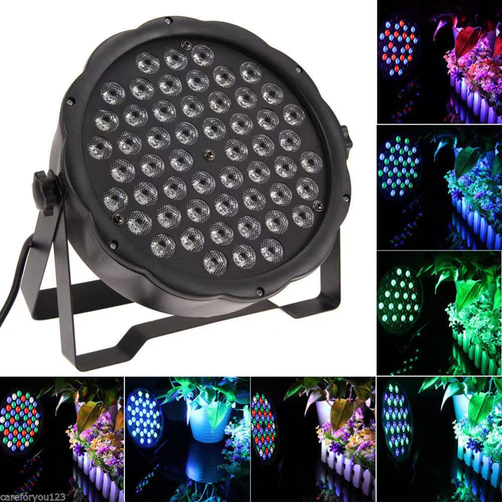 54W/36W /18W RGB LED Stage Lighting Flat Par Laser Projector Party ...
