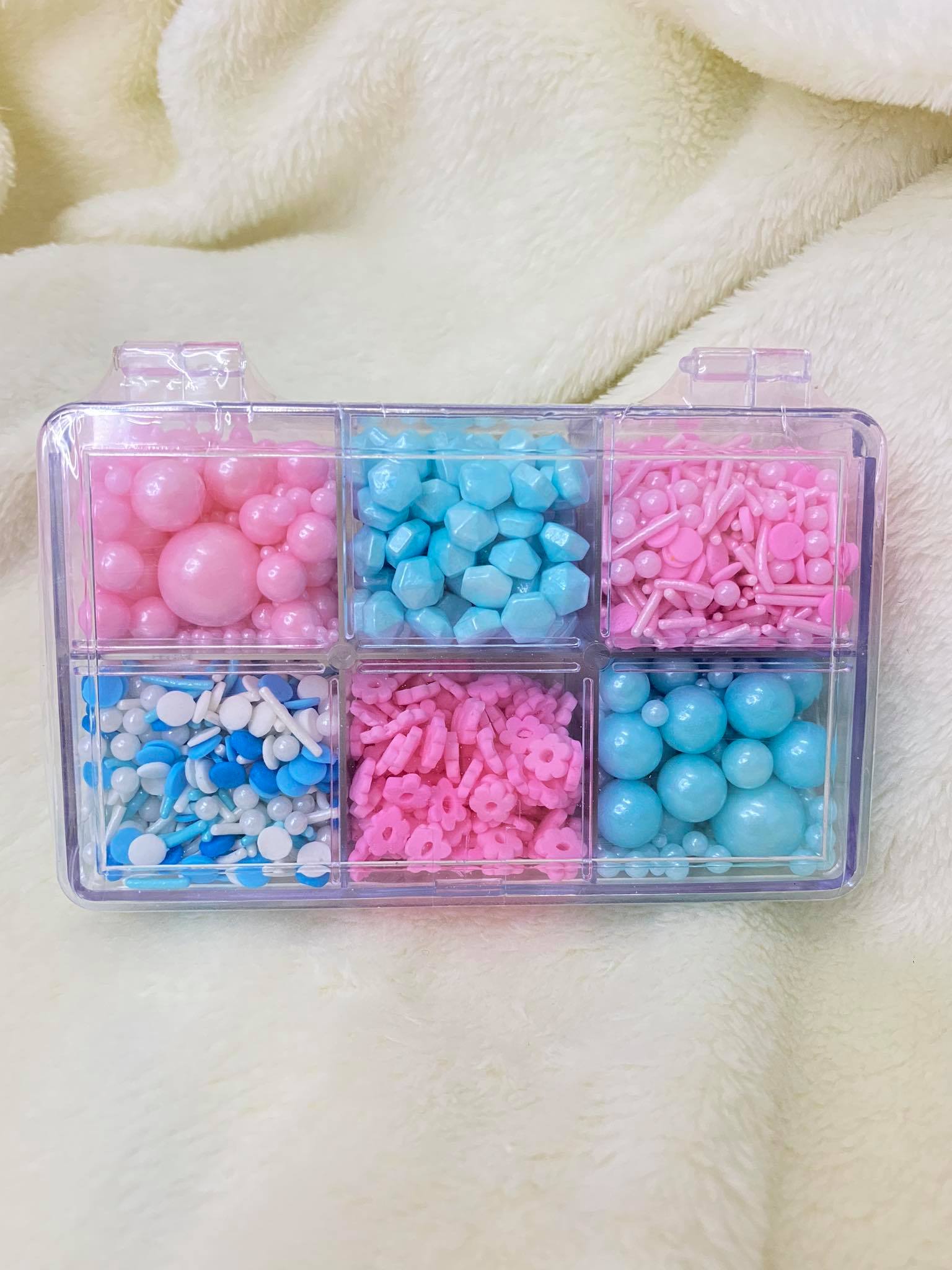 ACRYLIC SAMPLER BENTO SET EDIBLE SPRINKLES SET EDIBLE SPRINKLES CAKE ...