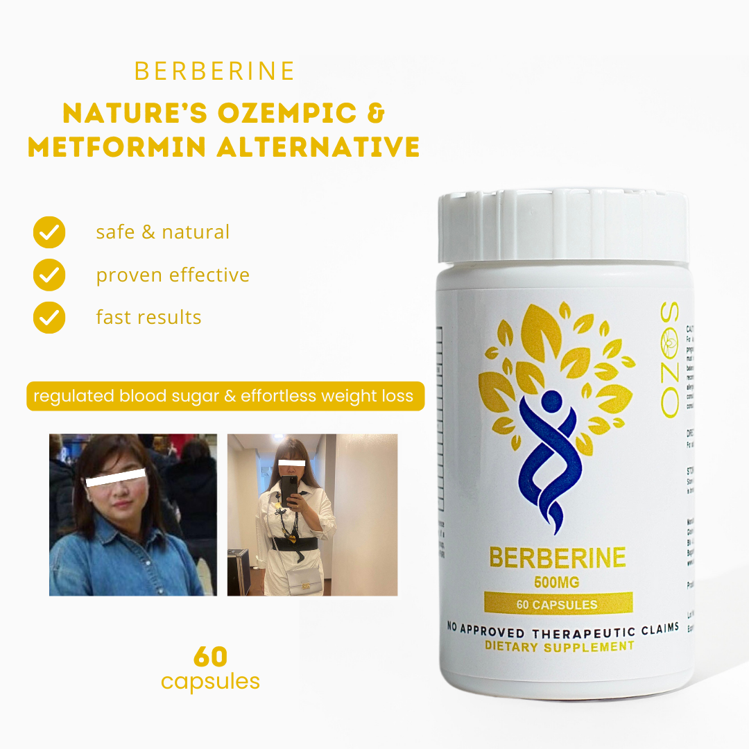 SOZO Berberine - Nature's Ozempic & Metformin Alternative | Lazada PH