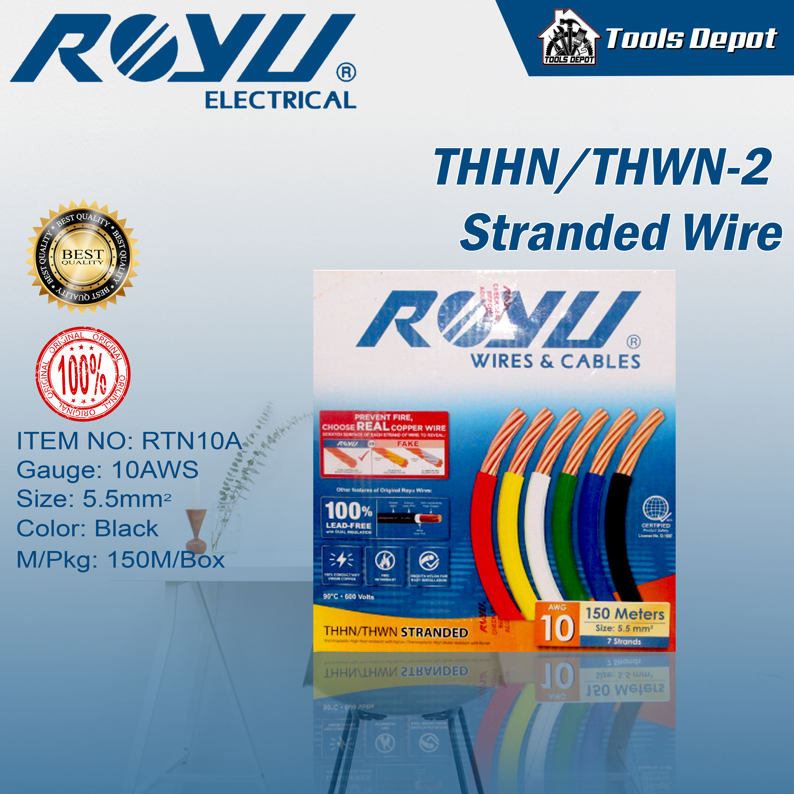 ROYU STRANDED WIRES | Lazada PH