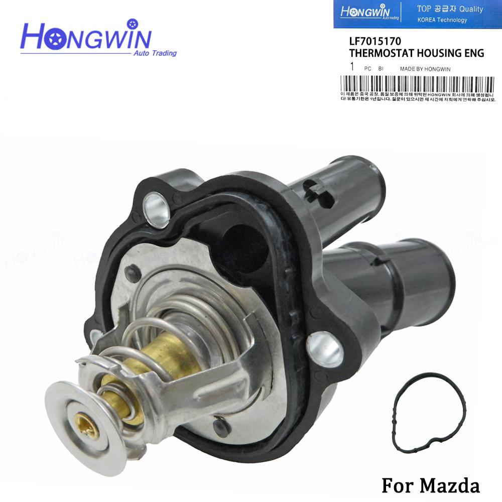 Genuine No: LF70-15-170 LF7015170 Engine Thermostat Cover Coolant ...