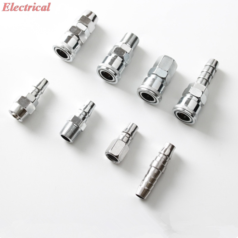 1 set Socket Plug C Type Pneumatic Fitting Lock Quick Connector 6/8 ...