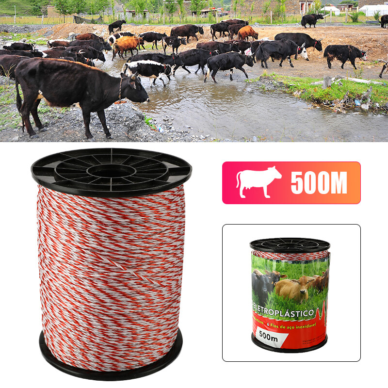 Ranch Electric Fence Electric Poly Wire Rope Electric 500M Ultra-Low ...