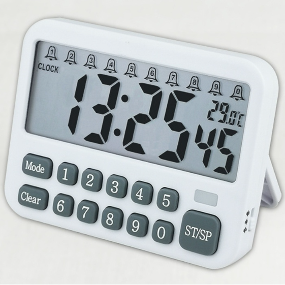 Kitchen Timer with Temperature Display & Number Keypads, Count Up/Down ...