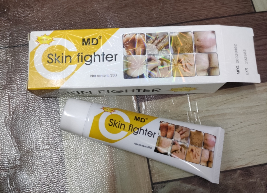 MD skin fighter cream for skin allergies 8g,15g, 35g available in 1 pc ...