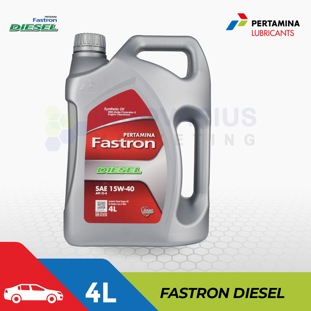 Pertamina Fastron Diesel Engine Oil Synthetic SAE 15W-40 4 Liter ...