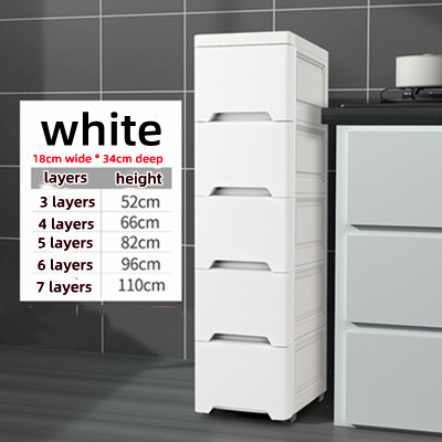 SKYAAAAI European-style locker chest of drawers 18cm side width gap ...