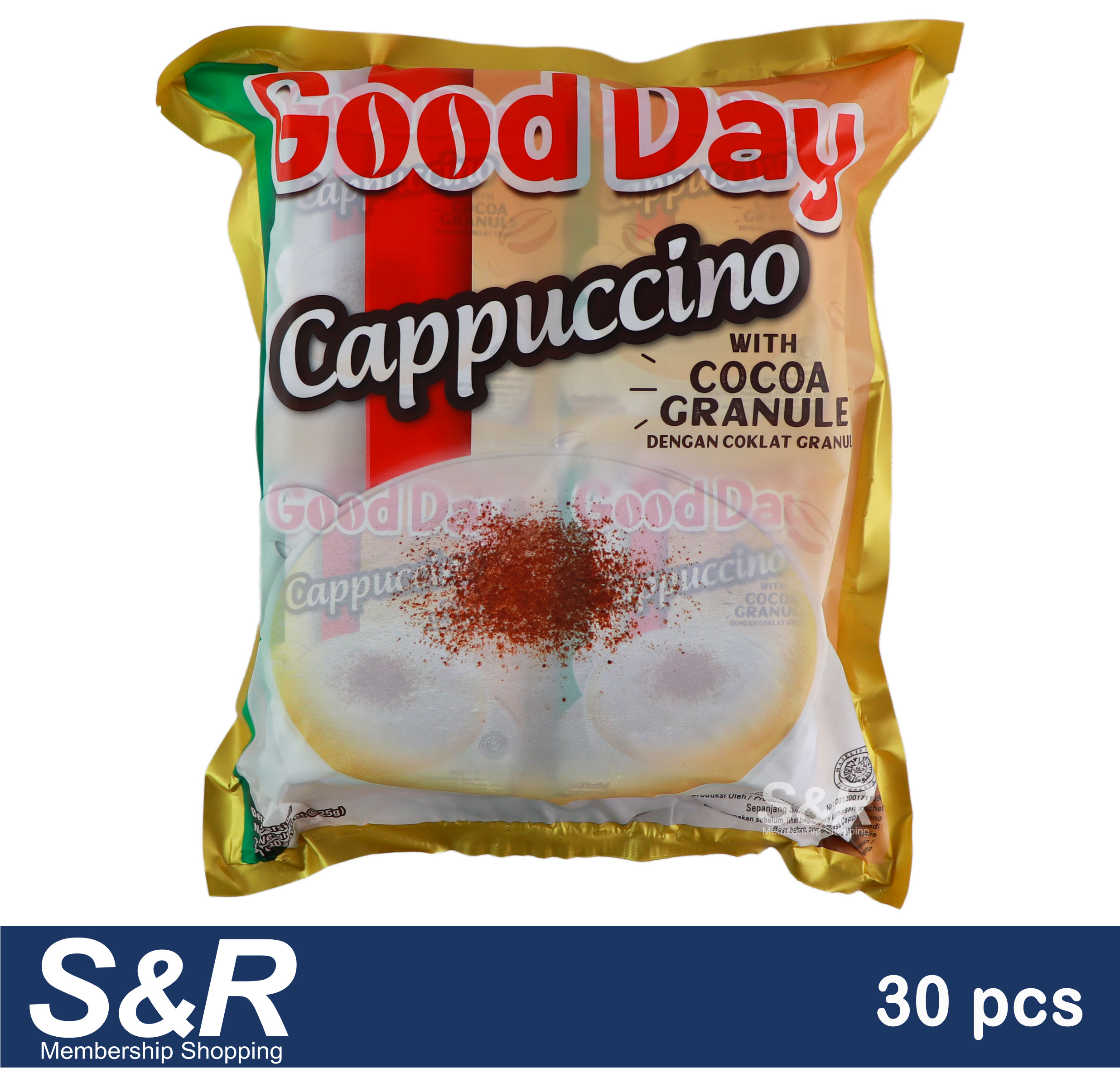 Good Day Cappuccino With Cocoa Granule 30pcs | Lazada PH