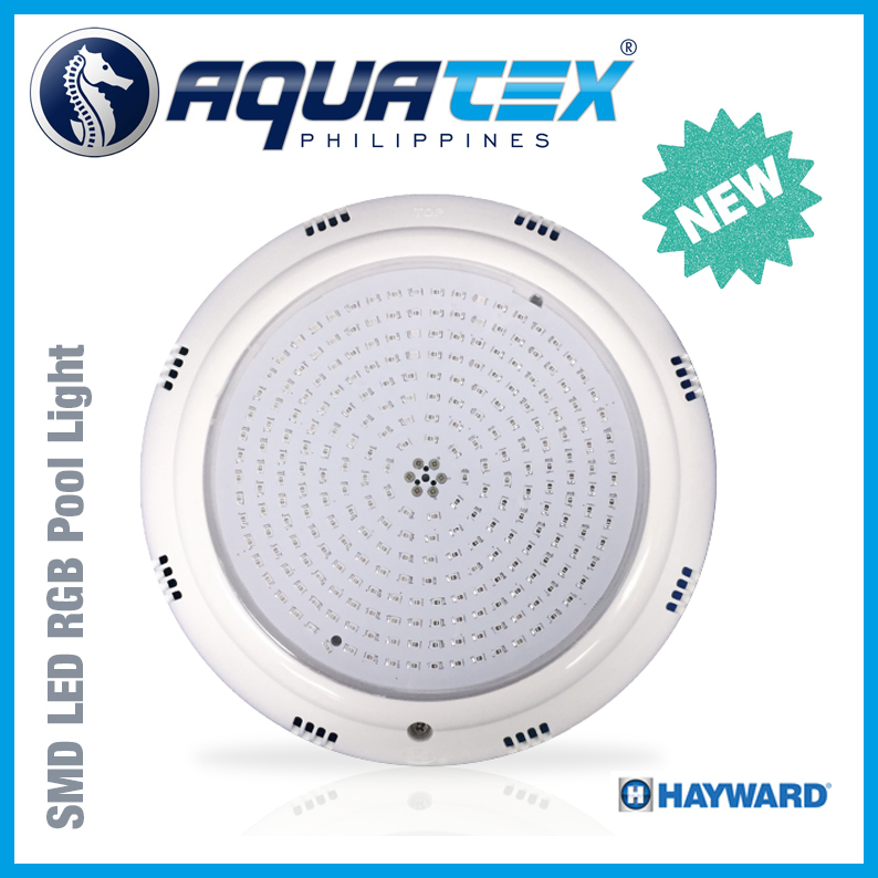 HAYWARD LED Pool light RGB or White 12V 18W, 252 bright SMD LEDs ...