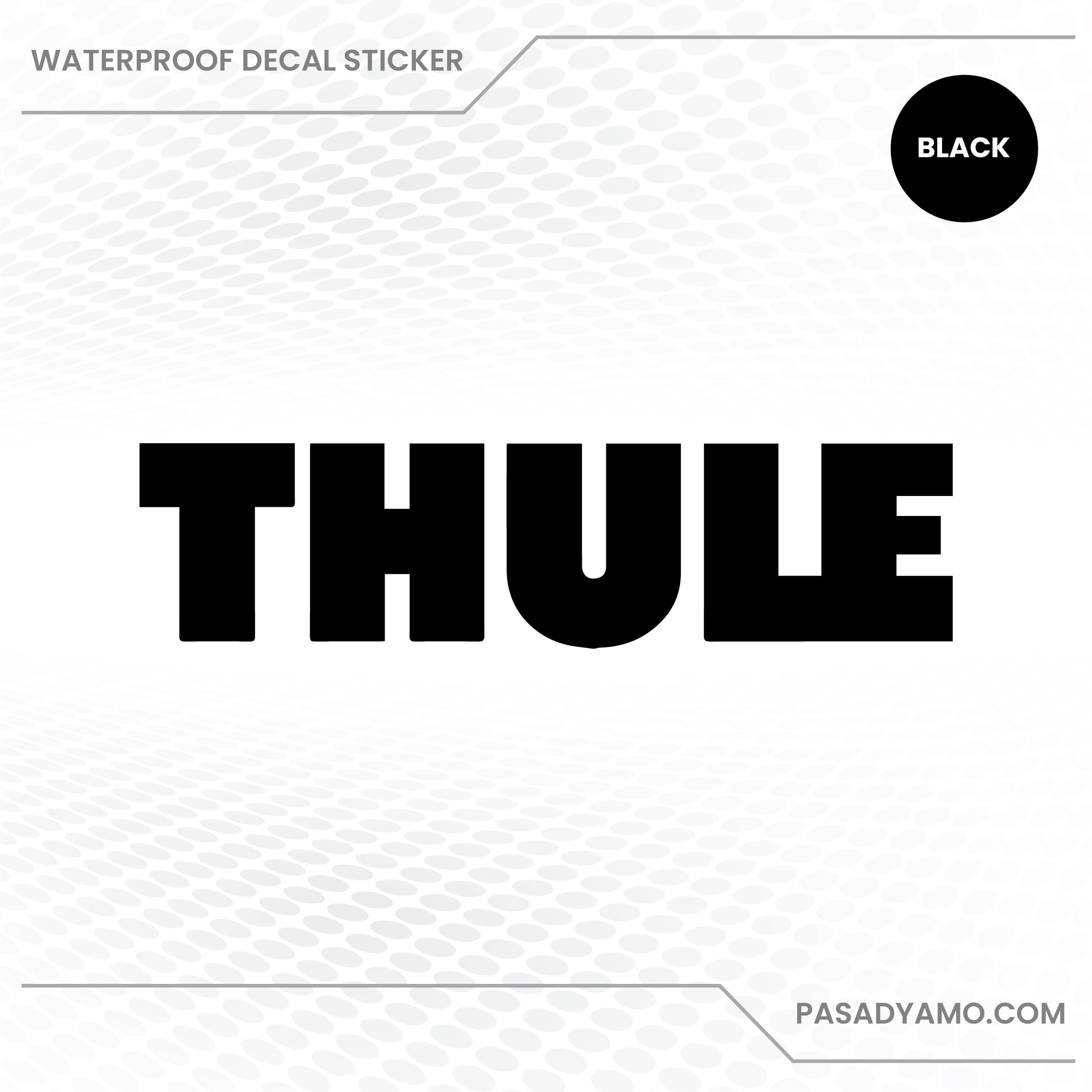 Thule Logo Decal Sticker for Cars Motorcycles Helmets Laptops ...
