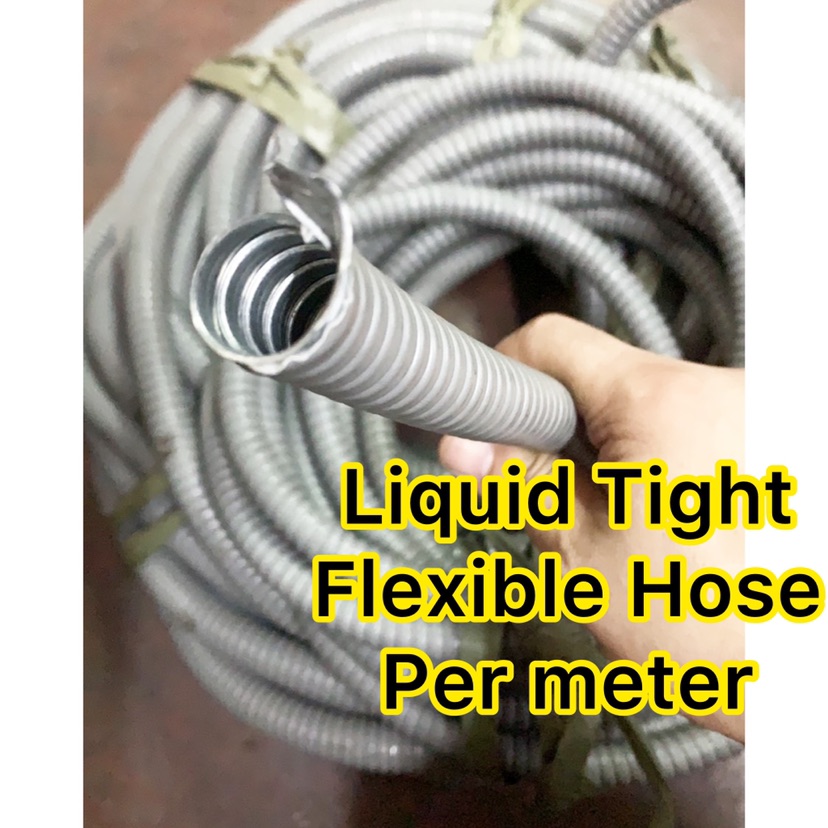 Liquid Tight Flexible Conduit Hose per meter 1/2” / 3/4” / 1” | Lazada PH