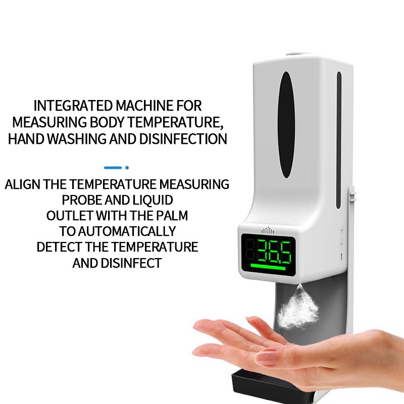 Thermometer Infrared Automatic Induction Soap Liquid Health Monitor Air ...