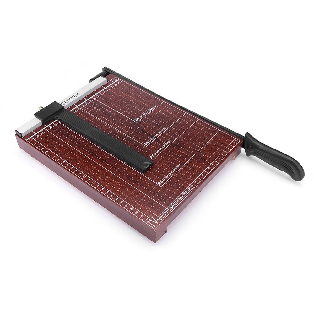 Officom Paper Cutter Wood A4 Manual Paper Cutter Office Photo Paper ...
