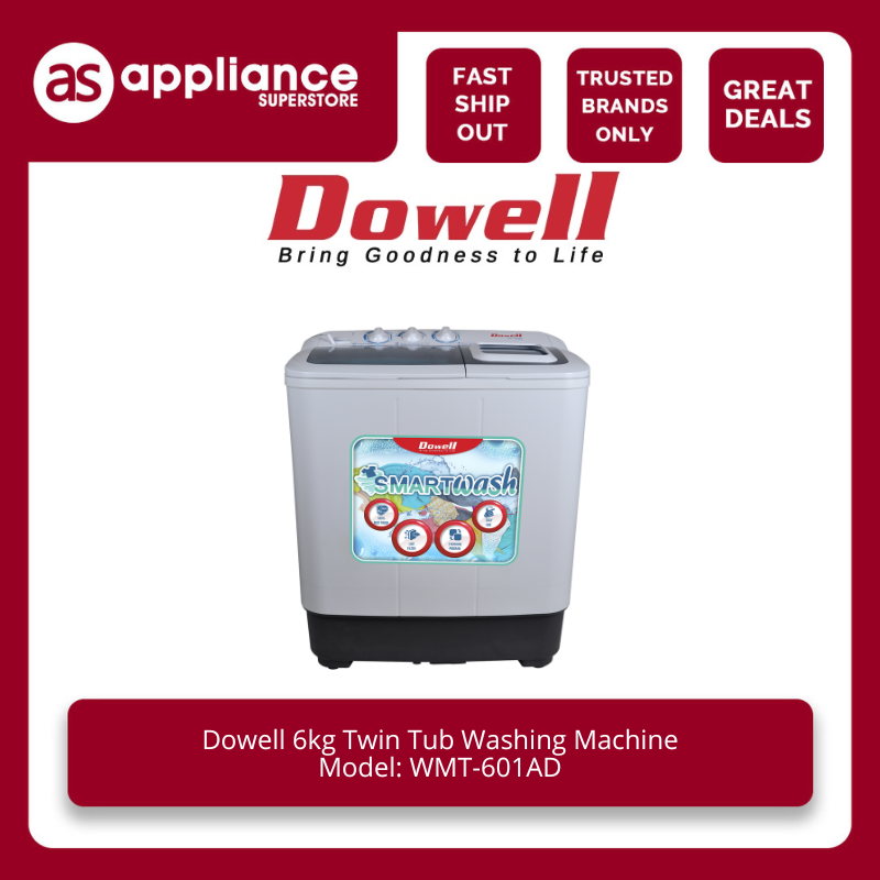 Dowell 6kg Twin Tub Washing Machine WMT-601AD | Lazada PH