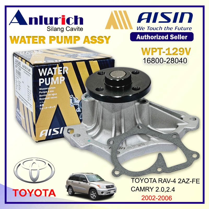 AISIN WATER PUMP TOYOTA RAV4/CAMRY 2.0,2.4 2AZ-FE 2002-2006 WPT-129V ...