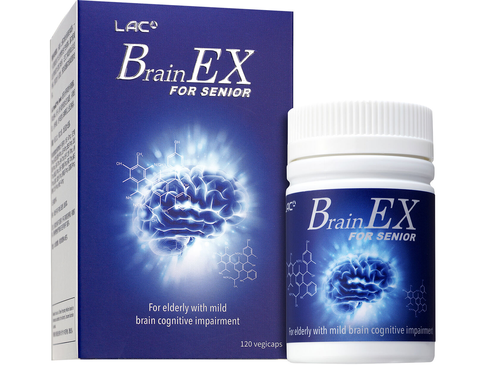 LAC BRAIN BrainEX™ For Senior 120 vegicaps (Best by: October 2024 ...