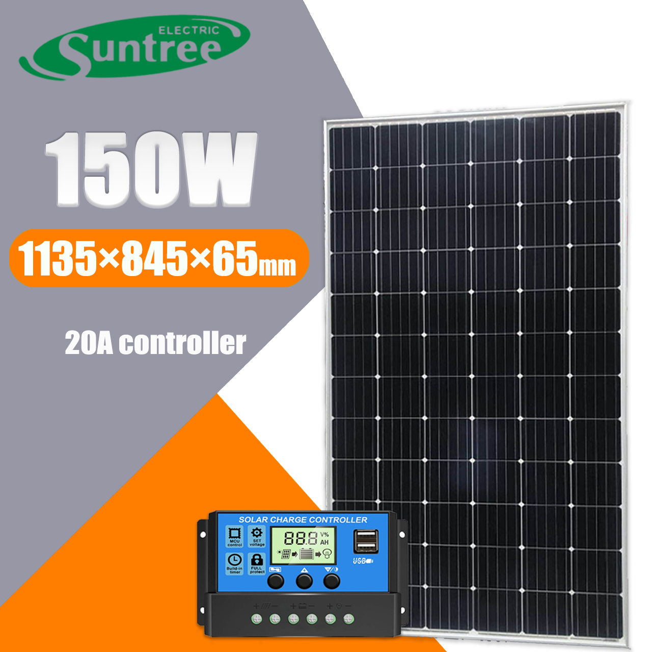 SUNTREE ELECTRIC solar panels 50/100/150 watts original solar panels ...