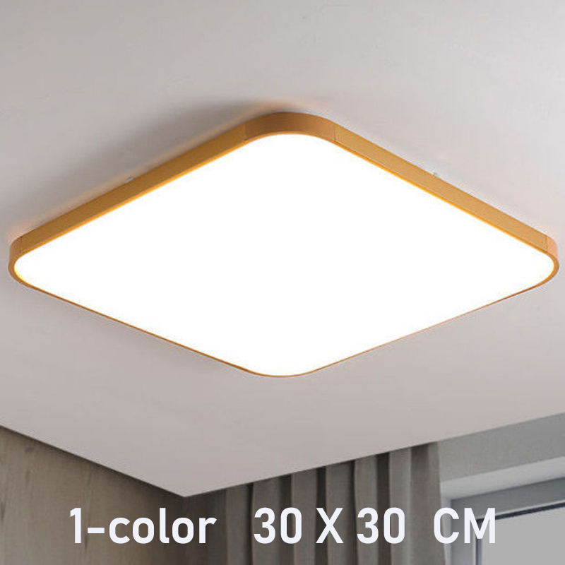 【PH Stock+COD】Modern LED Ceiling Light Ultra Thin Lamp PVC Lighting ...