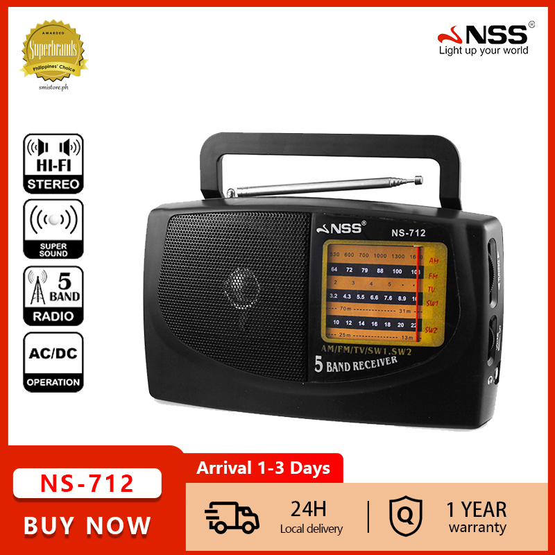 Nss solar radio fm am original with bluetooth speaker flashlight radio ...