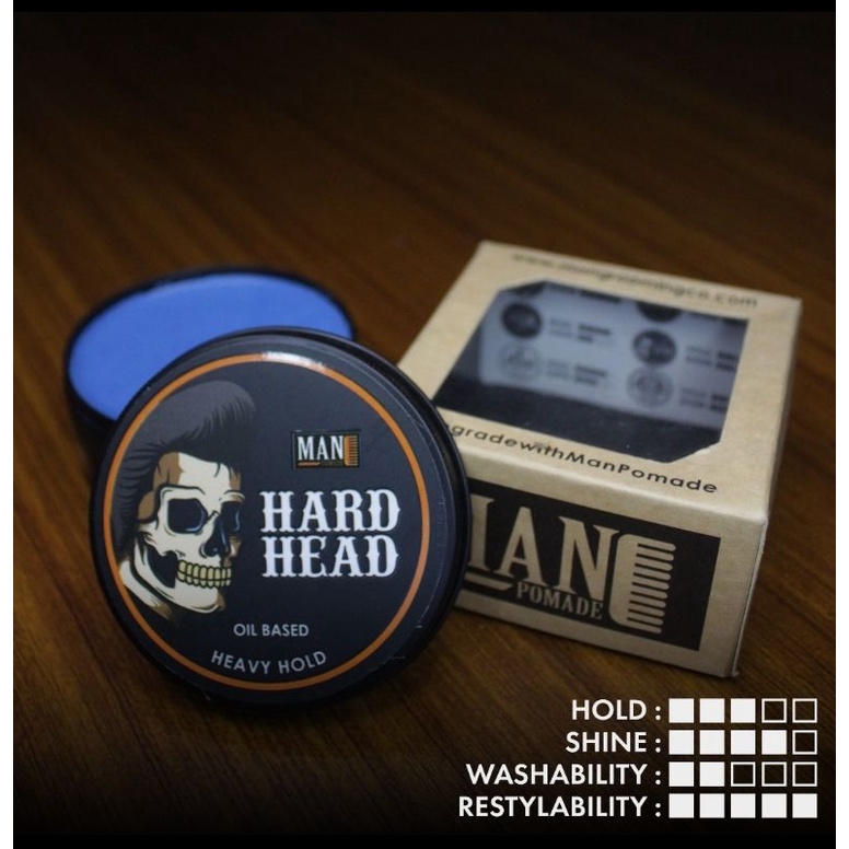 COD Man Pomade HARD HEAD Oil Based Pomade | Lazada PH