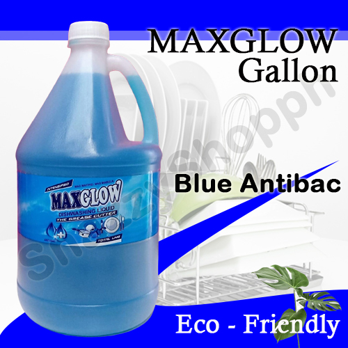 MAXGLOW Dishwashing Liquid Gallon Blue Antibac Very Affordable | Lazada PH