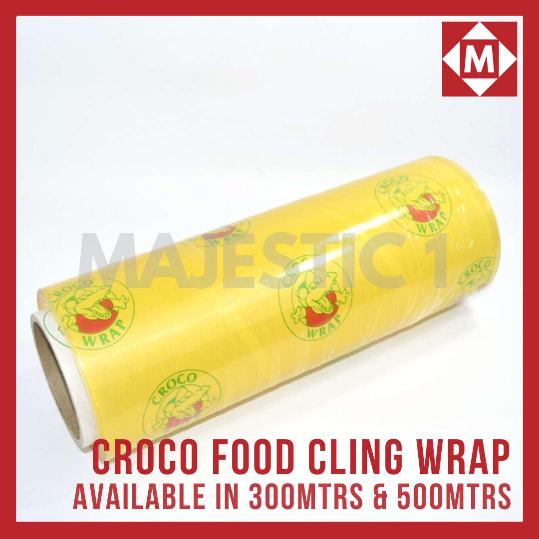 CROCO Food Cling Wrap / Stretch Film 12" x 300m / 12" x 500m / 18" x ...