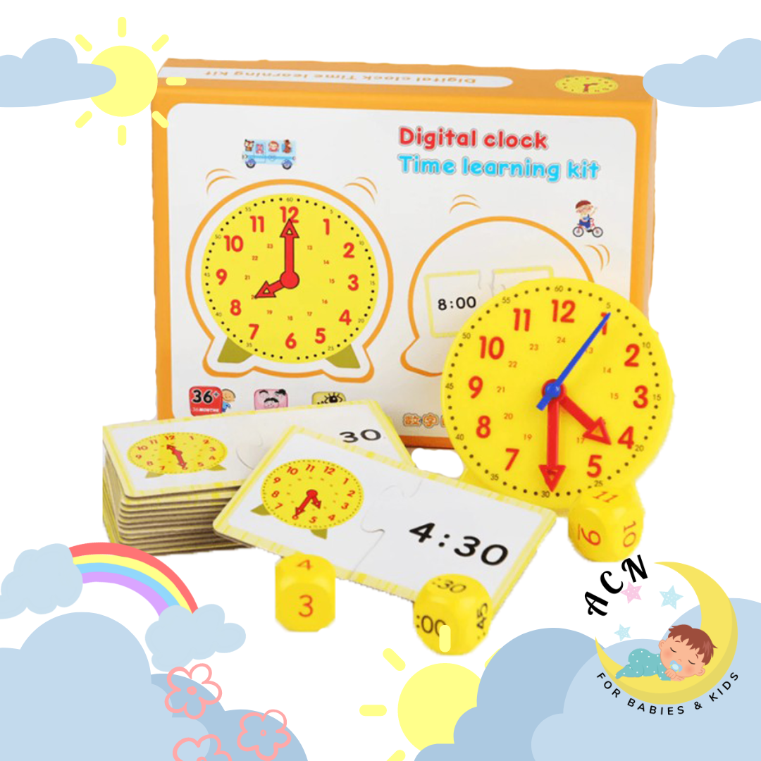 Early Educational Digital Clock Time Learning Kit Toy | Lazada PH