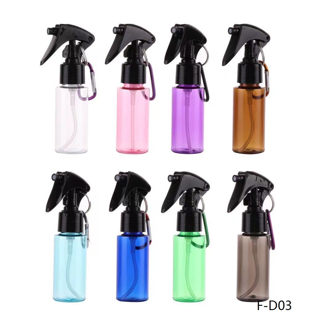 ♡60ml alcohol keychain spray bottle trigger sprayer Hydration spray ...