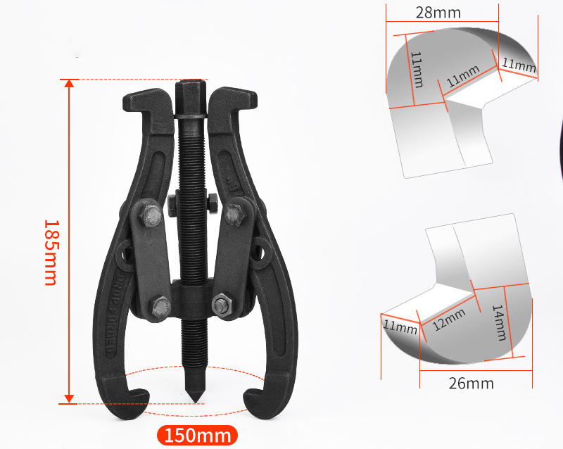 Gear Bearing Puller Tool Hub Multifunctional Puller Kit 3 Jaw ...