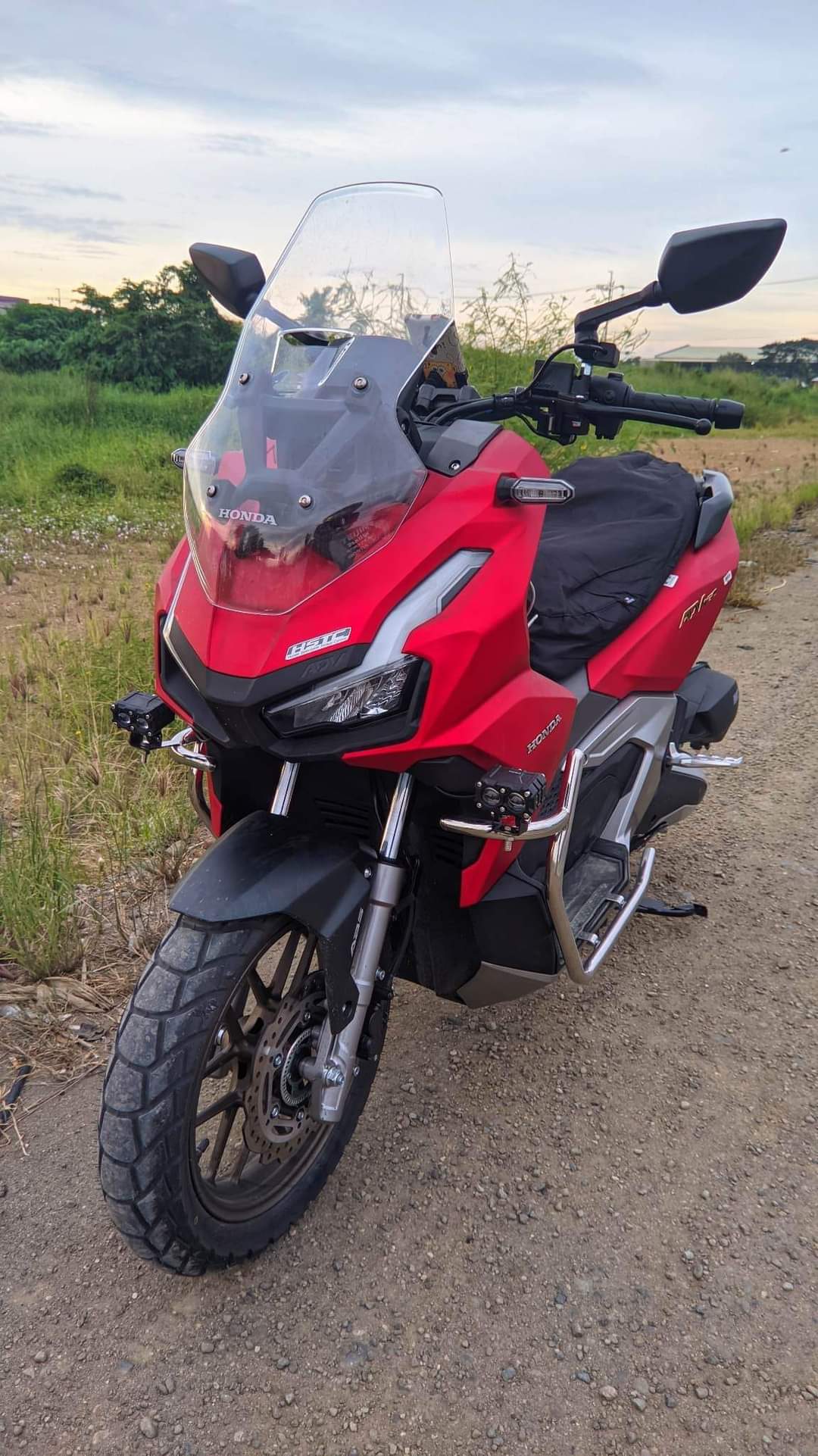 cgm Honda adv 160 Half crash guard with mdl bracket top box bracket stainless | Lazada PH