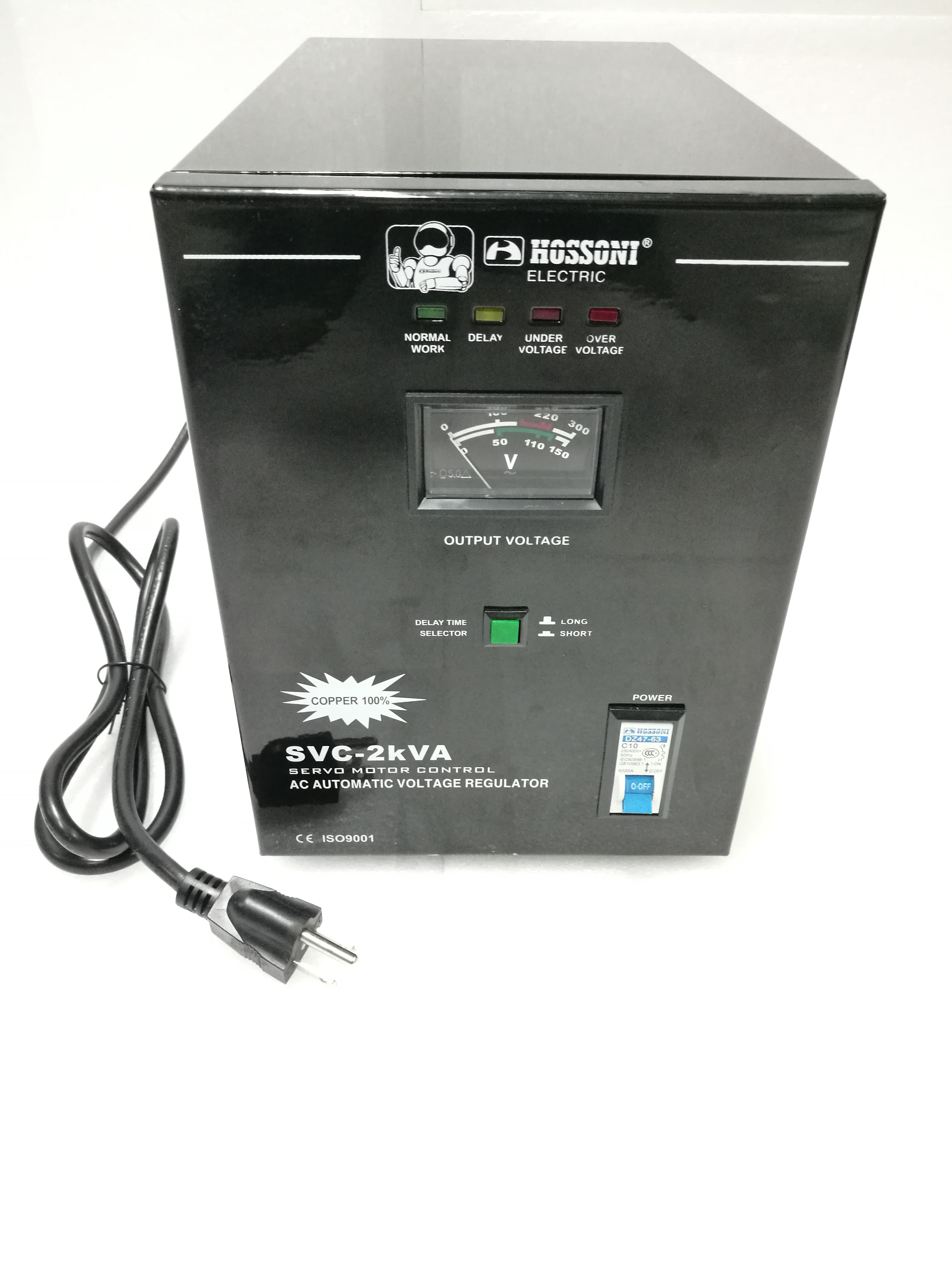 Hossoni AVR SVC-2000VA 2000 Watts Servo Motor Automatic Voltage ...
