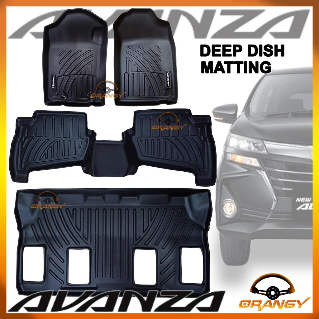 Toyota Avanza 2012 to 2023 OEM TPE / EXCELLENT Deep Dish Matting 2 ...