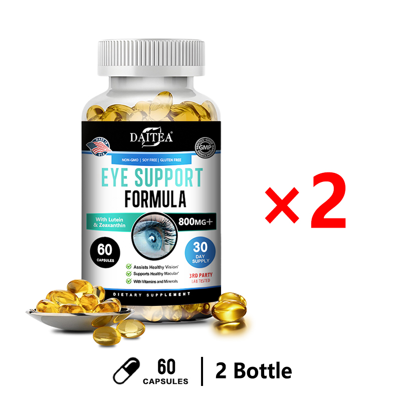 Ophthalmic Nutritional Supplement - Supports Eye Health, Eyestrain, Dry ...