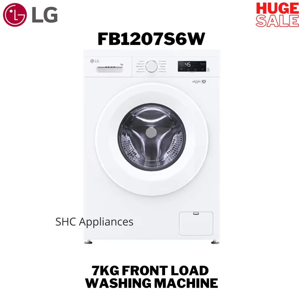 LG FB1207S6W 7KG Front Load Washing Machine | Lazada PH