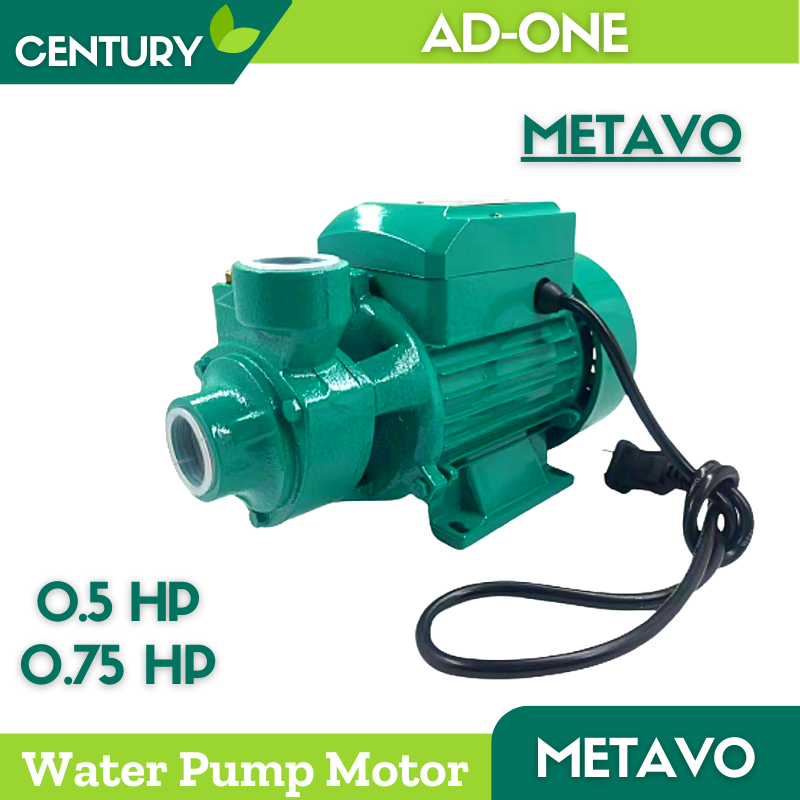 METAVO Water Pump Motor Electric Jetmatic Booster 0.5HP / 0.75HP ...