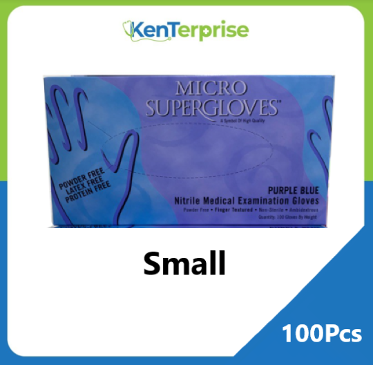 Micro Super Gloves Purple Blue Nitrile | Lazada PH