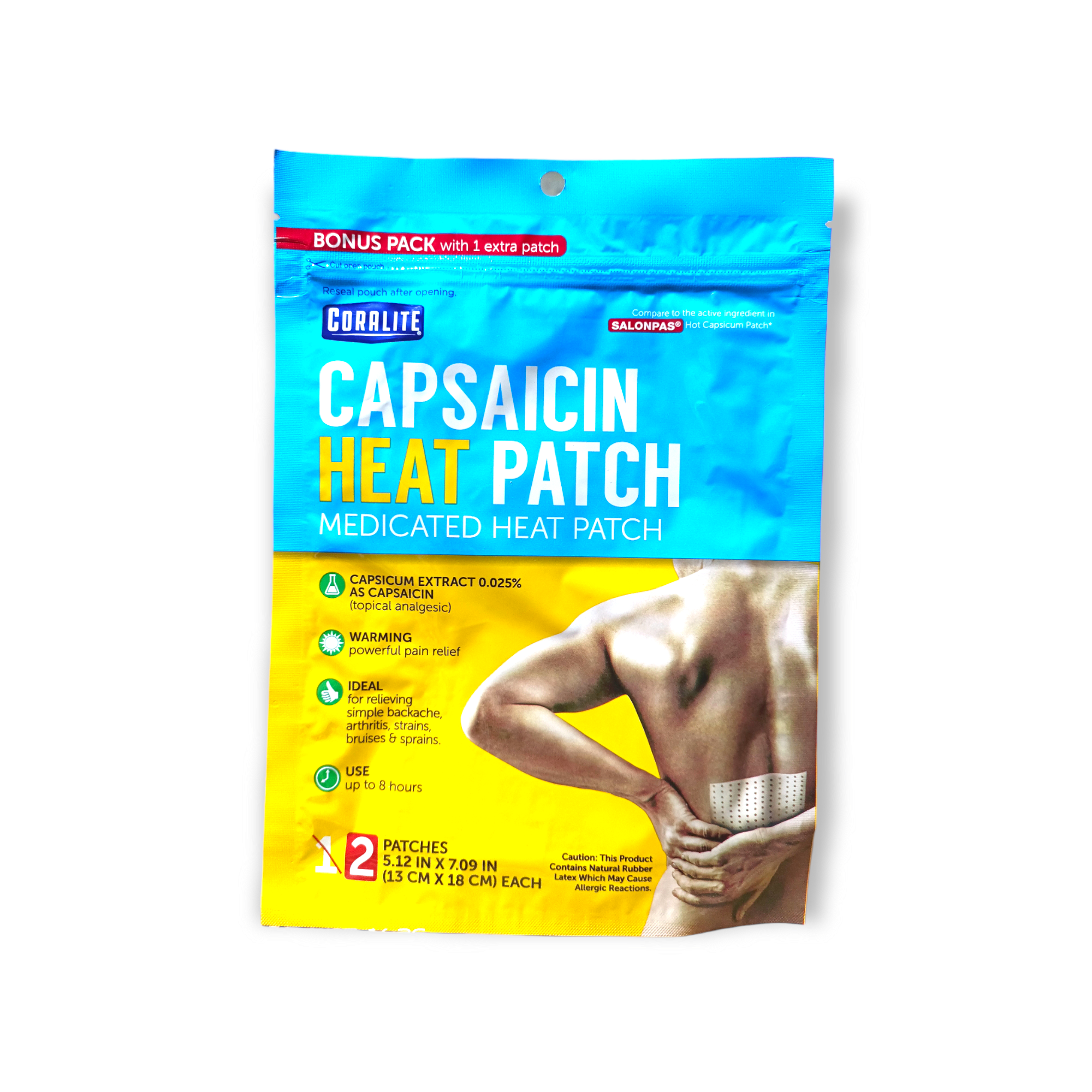 (USA) Coralite Capsaicin Heat Patch. 2 Patches. | Lazada PH