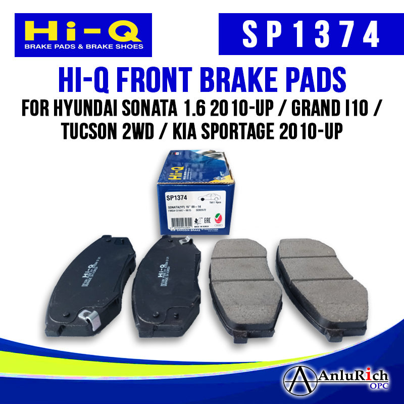 Hi-Q FRONT BRAKE PAD Hyundai Sonata 1.6 2010-UP / Grand i10 / Tucson ...