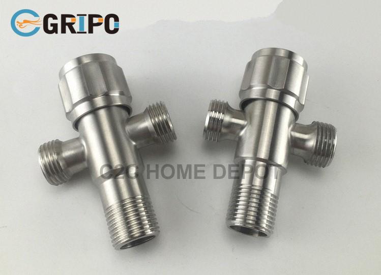 GRIPO sus304 stainless two way angle valve | Lazada PH