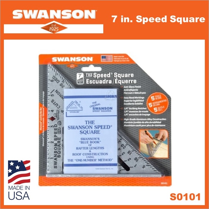 Swanson 7-inch Speed Square - S0101 | Lazada PH