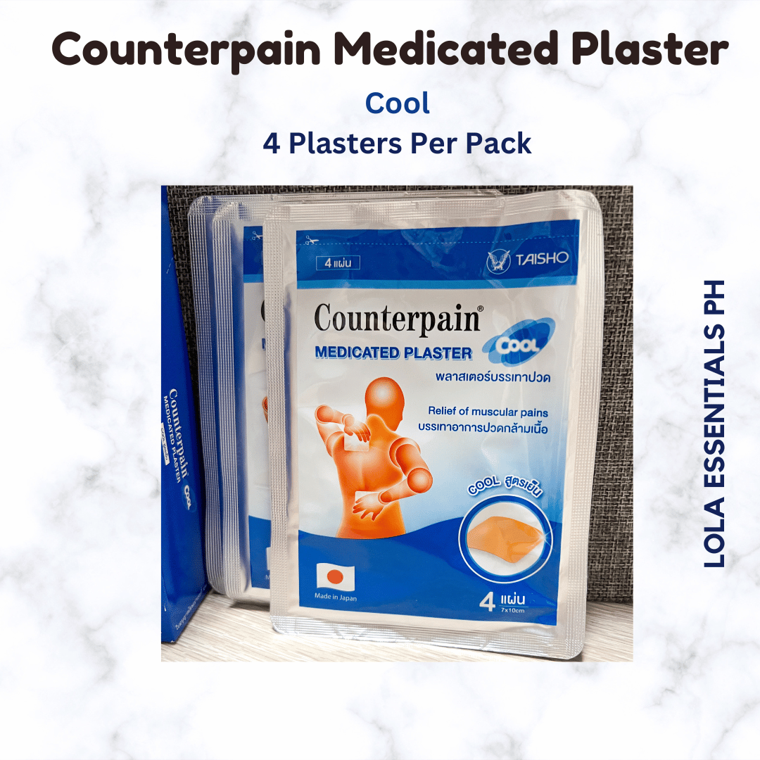 Counterpain Medicated Plaster 4 PCS / Pack Warm & Cool | Lazada PH
