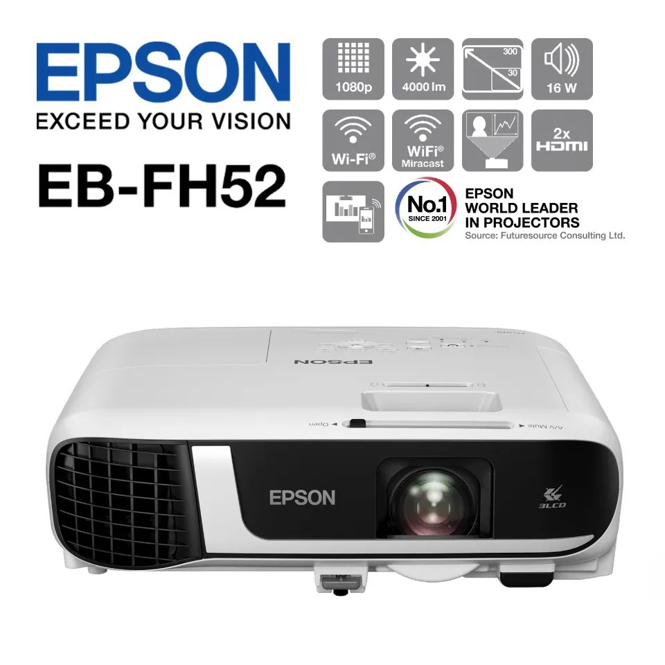 Epson EB-FH52 Full HD 3LCD Projector | Lazada PH