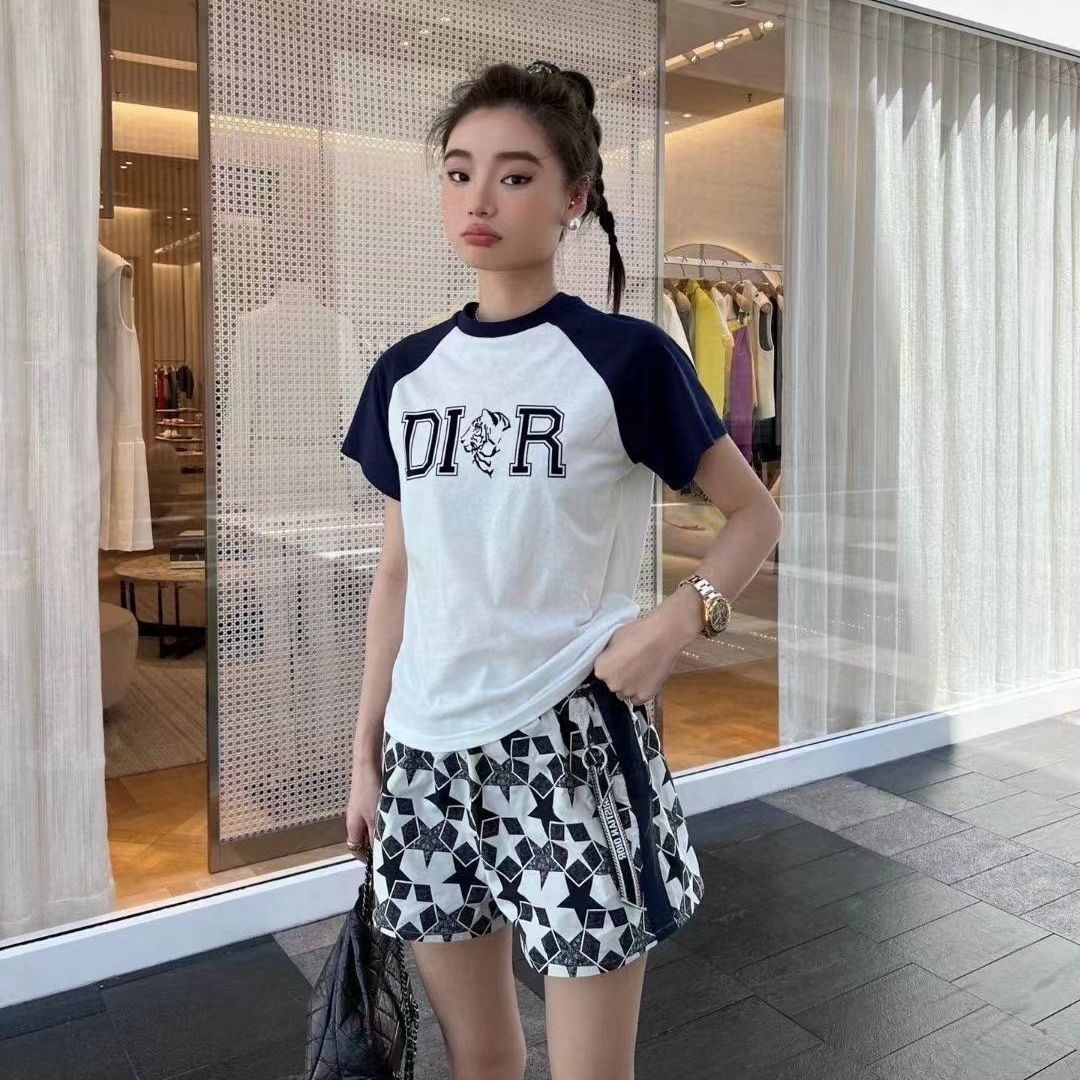 【READY STOCK】DR Preppy Chest Letter Tiger Short Sleeve T-Shirt ...