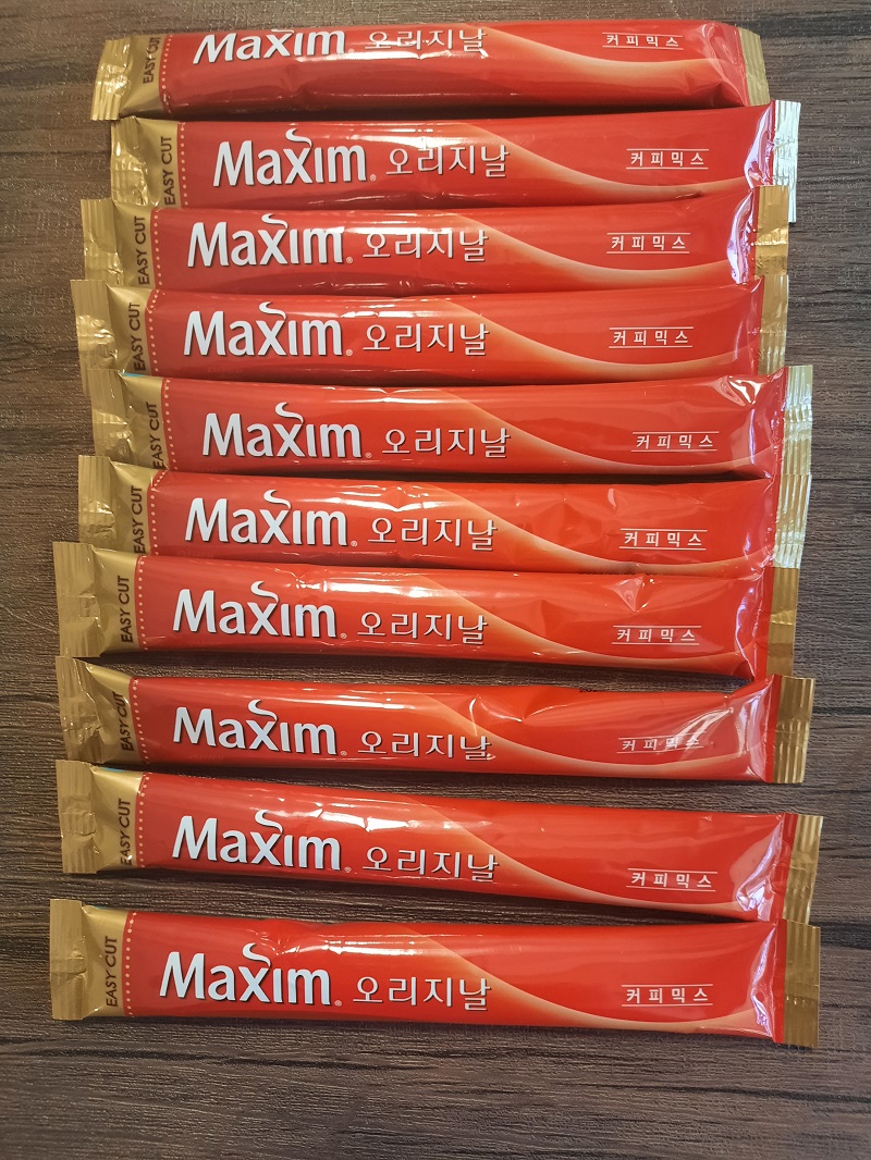 Maxim coffee series 10 sticks each. Mocha gold, white gold, original ...
