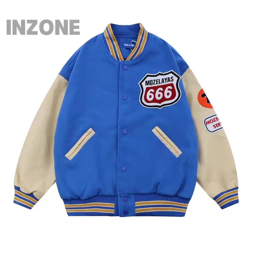 mens jacket aesthetic korean Style baseball varsity jackets retro ...