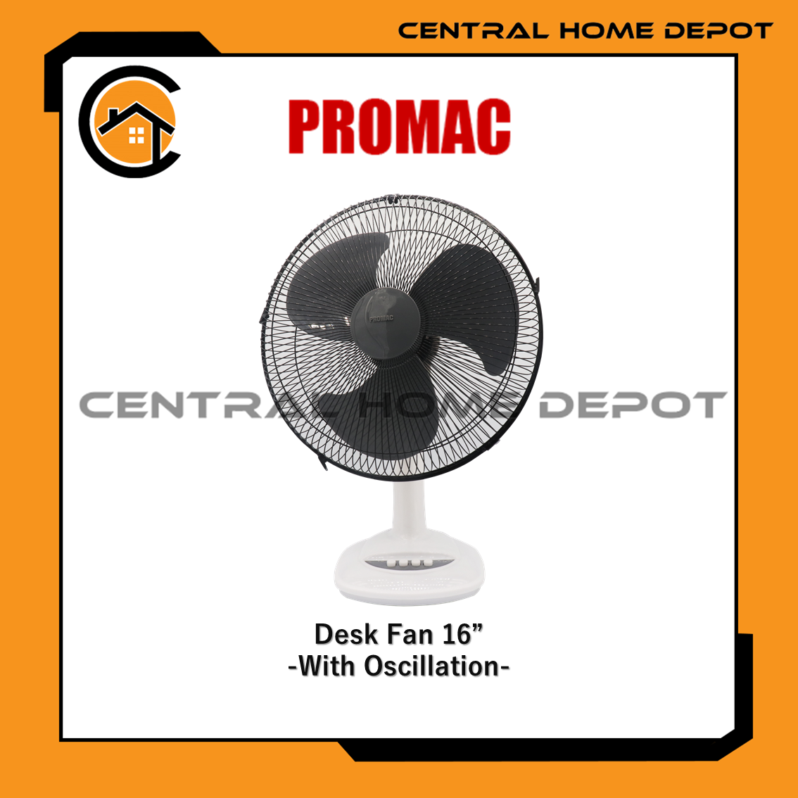 PROMAC 16" Plastic Desk Fan / Windy | Lazada PH