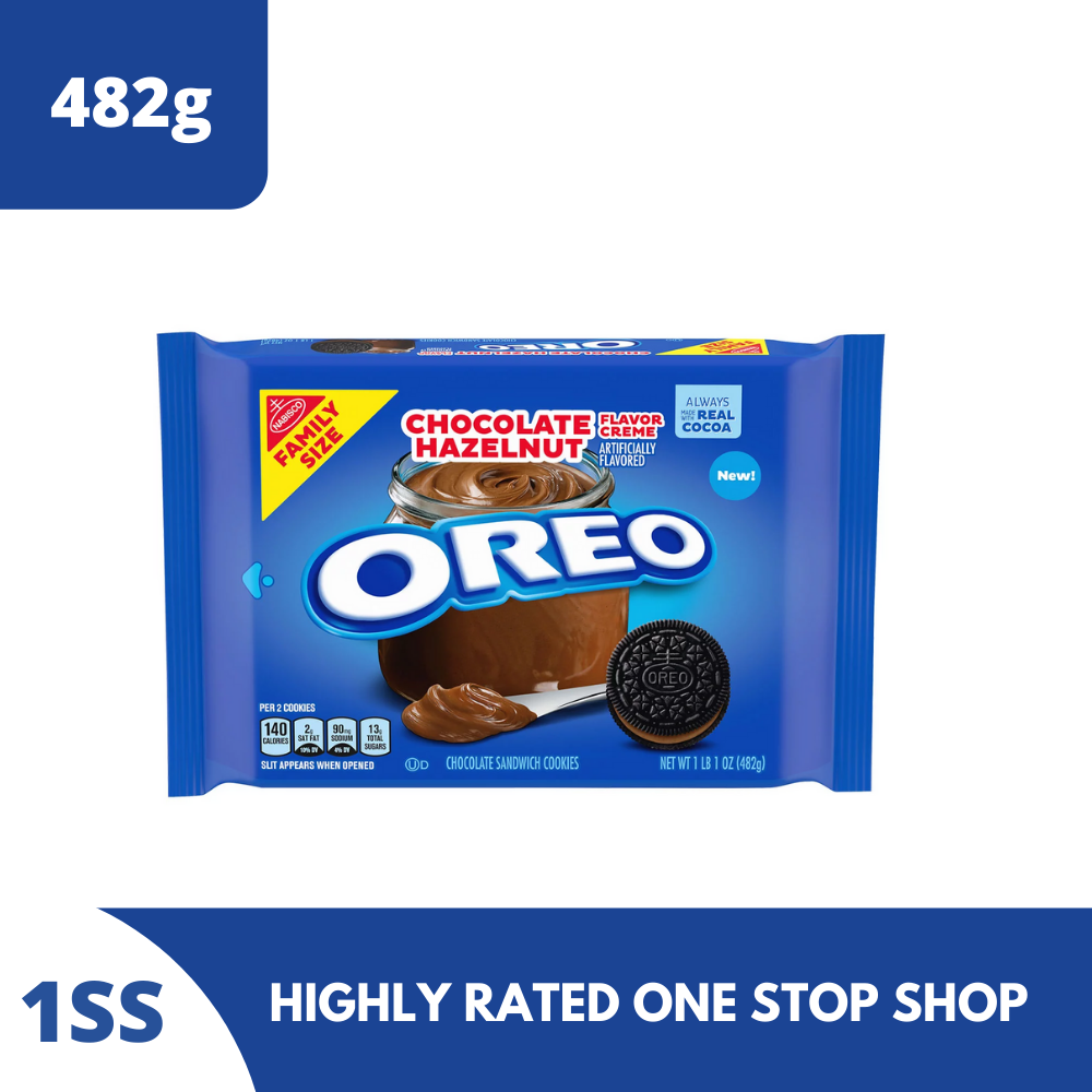 Oreo Chocolate Hazelnut Chocolate Sandwich, 482g | Lazada PH