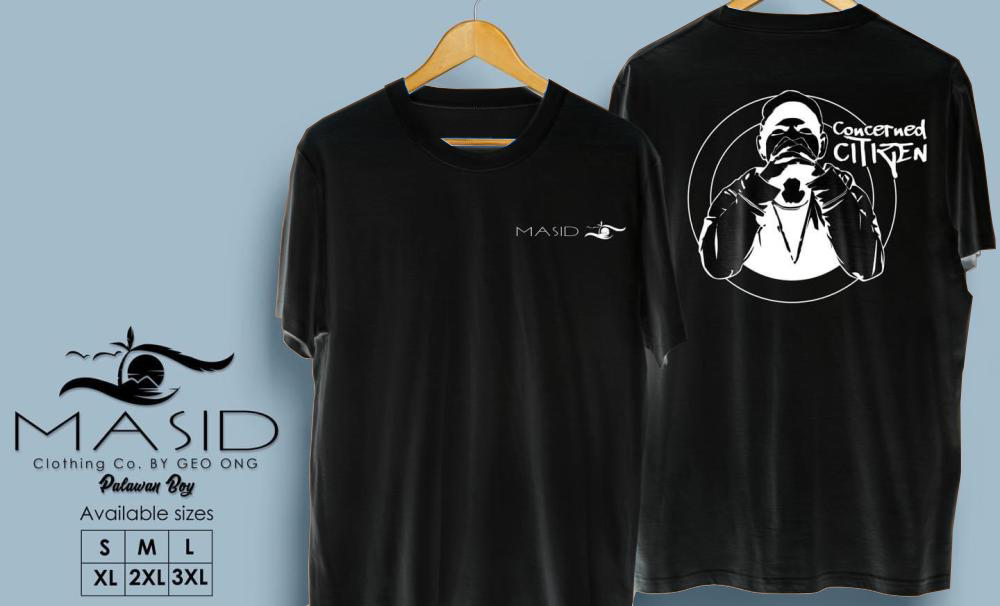 MASID CLOTHING by Geo Ong - Concerned Citizen T shirt For Men | Lazada PH